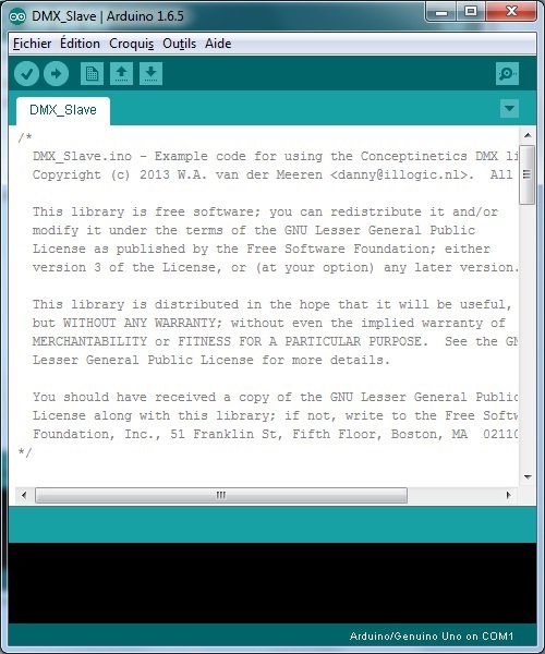 Projecteur Rvb Dmxrdm Réalisé Autour Dune Carte Arduino Uno